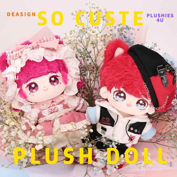 Customize 20cm Dolls - Personalized Plush Toys for All Ages