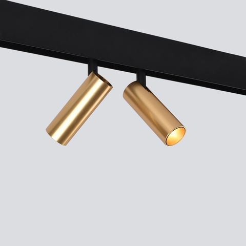 Contemporary Indoor Track Rail Lighting System - GU10 LED