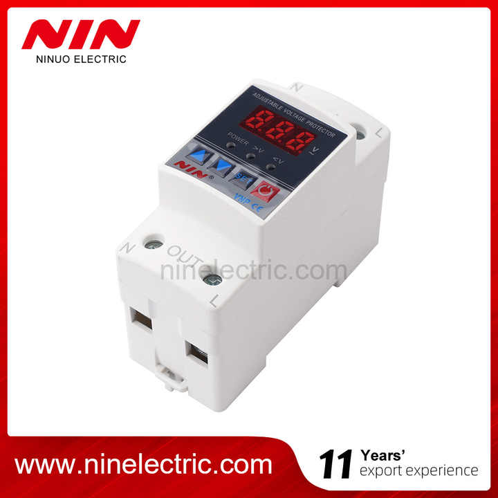 Top Selling NIN Mini 40KA Over Under Voltage Protector with Digital ...
