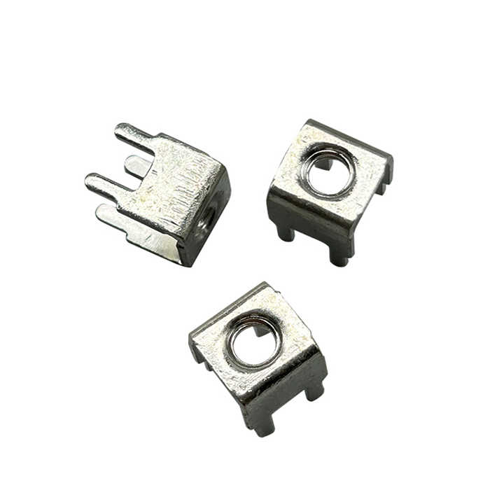 Customizable M4 Hardware Connectors Bright Tin Four Pins In-Line Fixing ...