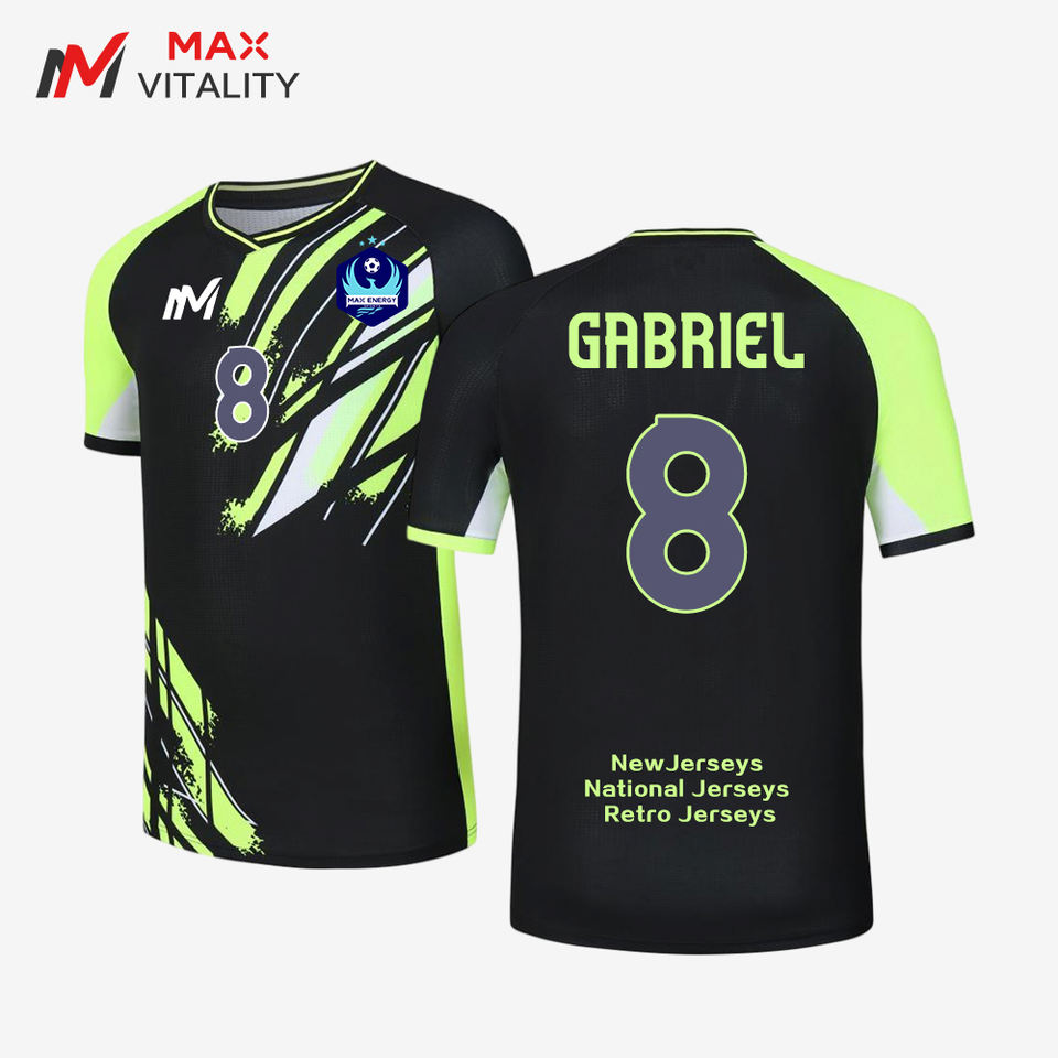 Custom Retro Soccer Jersey Men Loose 100%Polyester Breathable Short ...