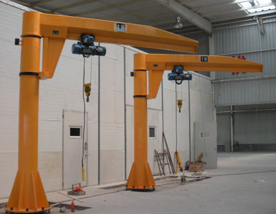 360 rotation High performance electric jib crane provided by Henan Mine Crane