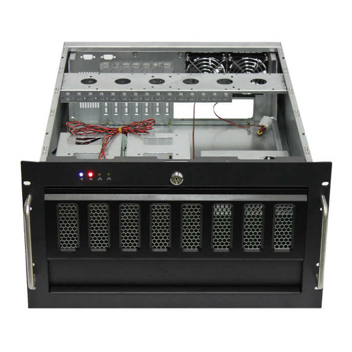 6U Server Chassis - Durable, Rackmount Case with Fans