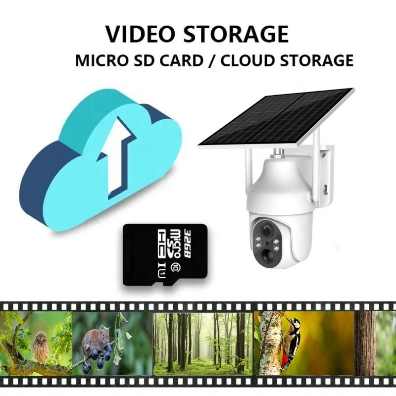 Ubox 4G Solar CCTV Camera PTZ Wireless Outdoor WiFi IP Camera with CMOS Sensor Cloud Storage 4G ...