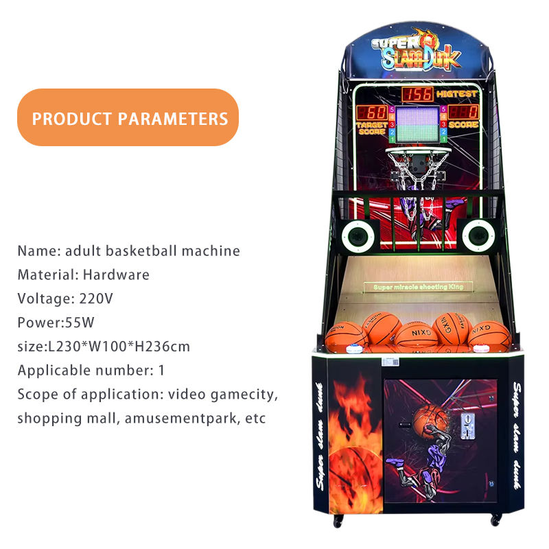 Coin Operated Foldable Street Basketball Arcade Game Machine with ...