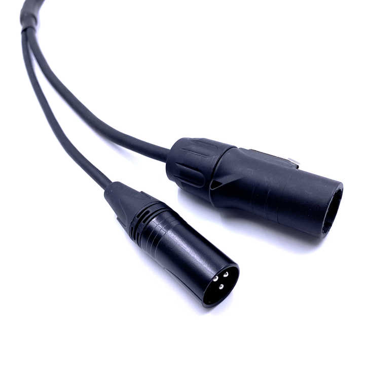 2 Meter Powercon True1 3 Pin DMX Combi Combo Hybrid Cable