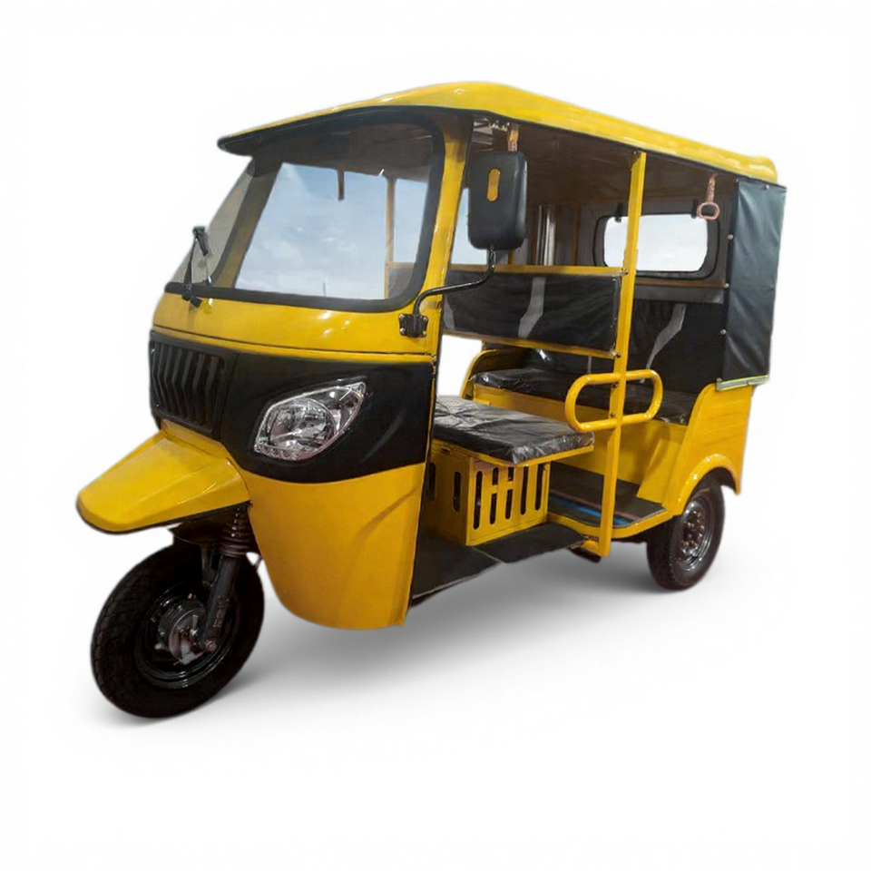 Electric Three-Wheeled 3-Speed Passenger Tuk-Tuk with Front Hub Motor ...