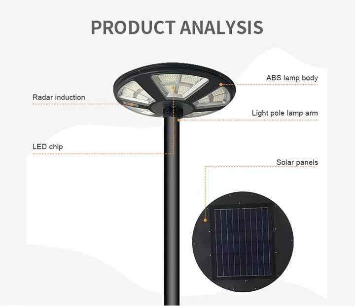 High Efficiency Waterproof UFO Solar Garden Lights Landscape Spotlights for Garden Solar Powered ...