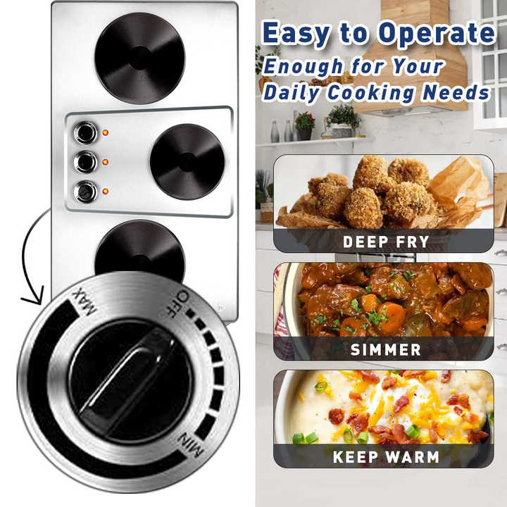 Three Burner Hotplate - Efficient Cooking Solutions