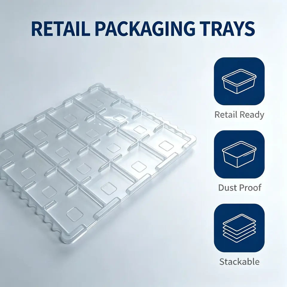 Factory Direct Sales Blister Trays Hot Sell High Gloss Transparent PET ...