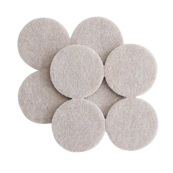 1 Inch Round Adhesive Felt Pads for Furniture Legs and Hard Wood Floor ...