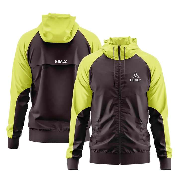 Sports Running Waterproof Men Jacket Custom Nylon Zip up Windbreaker ...