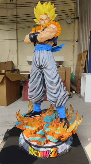 High-Quality Resin Anime Figure Statue Super Saiyan Fusion Warrior ...