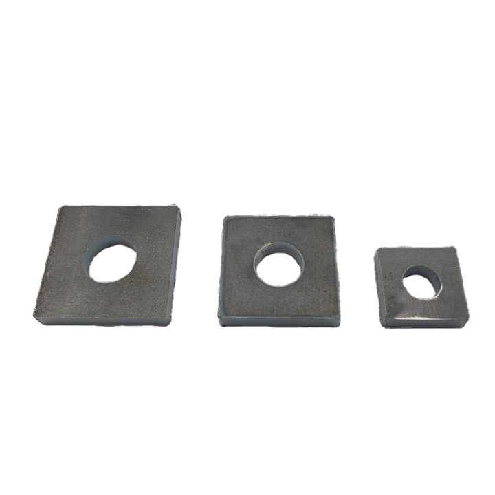 Heavy Duty Square Plate Washer Flat Lock Hot Dip Galvanised Zinc Plated ...