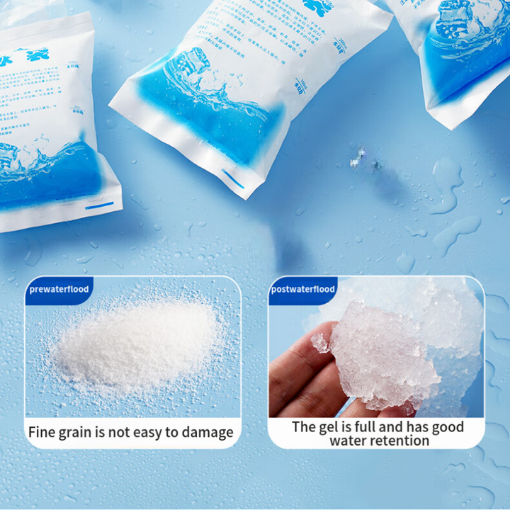 Dry Water-filled Ice Packs for Shipping Cold Chain Gel Ice Pack 100ml ...