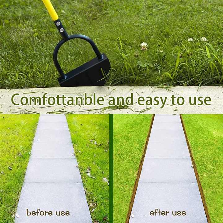 Manual Step Edger Saw Tooth Garden Hand Edging Shovel with Steel Long ...