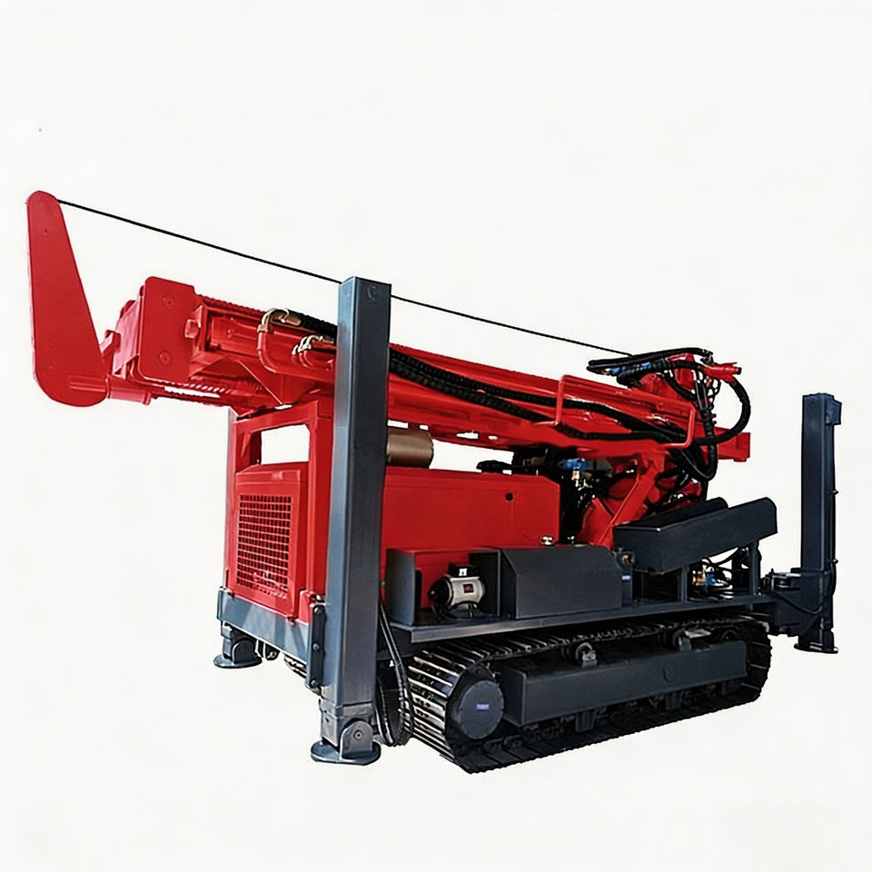 Durable Multifunction Hydraulic Crawler Drilling Machine 600m Depth ...