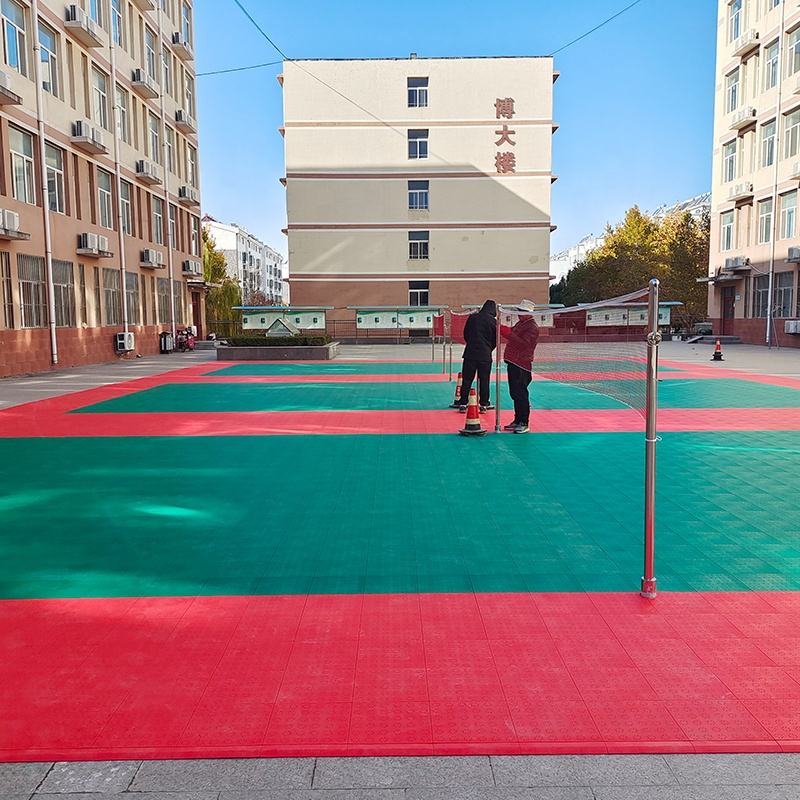 Plastic Interlocking Floor Tiles for Basketball Courts-Indoor/Outdoor ...