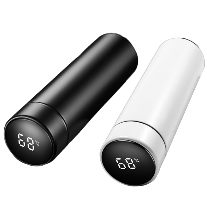 17 oz LED Digital Temperature Display Vacuum Flask Smart Reminder ...