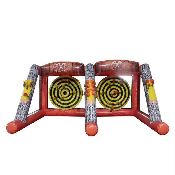 Interactive game inflatable shooting target Double Lane Inflatable ...