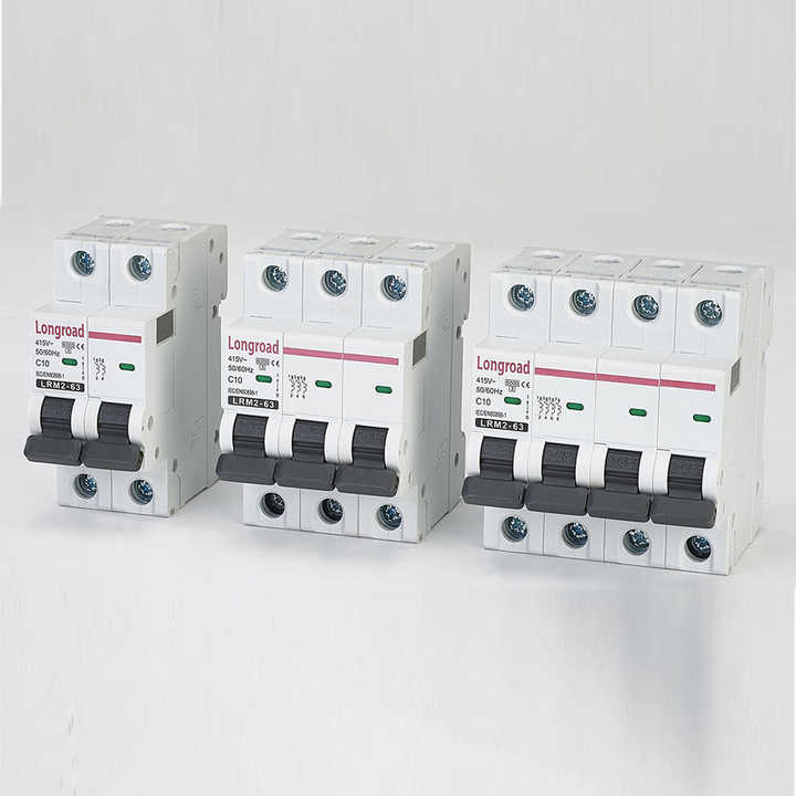 Standard MCB 1P 2P 3P 6A 18A 30A 45A 50A 63A 6kA Breaking Capacity 415V ...