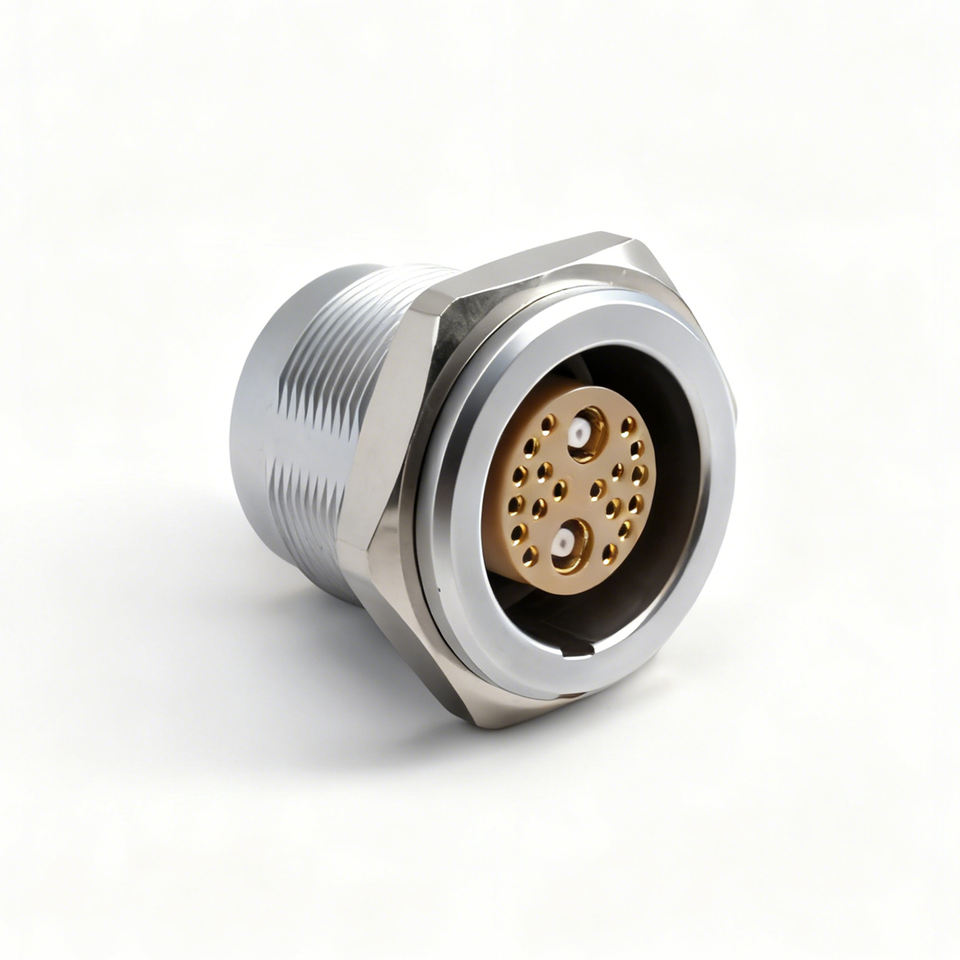KNX 4B Series Circular Metal Push Pull Connector Medical Fast Plug ...