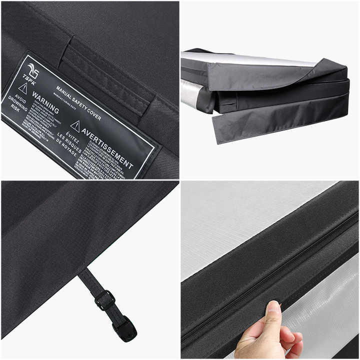 TSPK Custom Logo 600D Waterproof Swimming Pool Cover High Quality ...