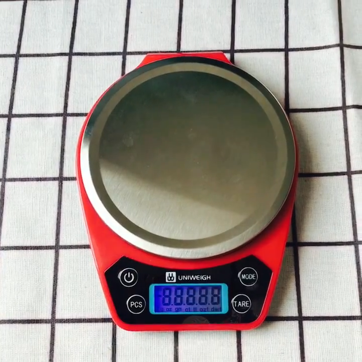 Battery Power Source 1kg Digital Kitchen Stainless Steel Scale ...