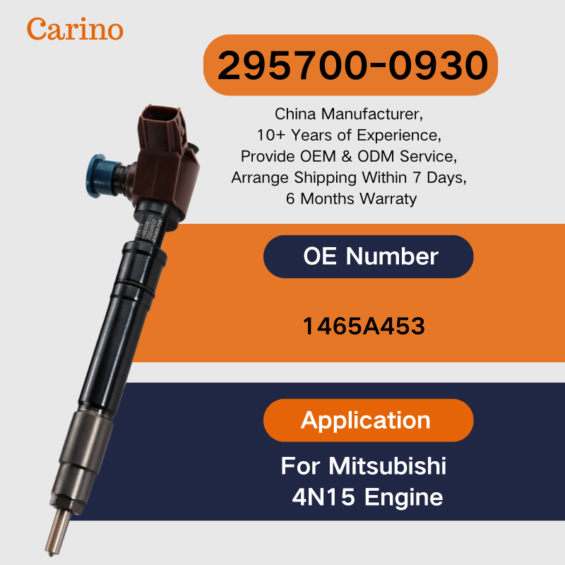 Fuel Injector 295700-0930 for Mitsubishi 4N15 Diesel Engine OE 1465A453 ...