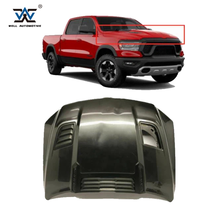 Popular Stainless Steel Engine Hood Rebel Style Modified front car hood ...