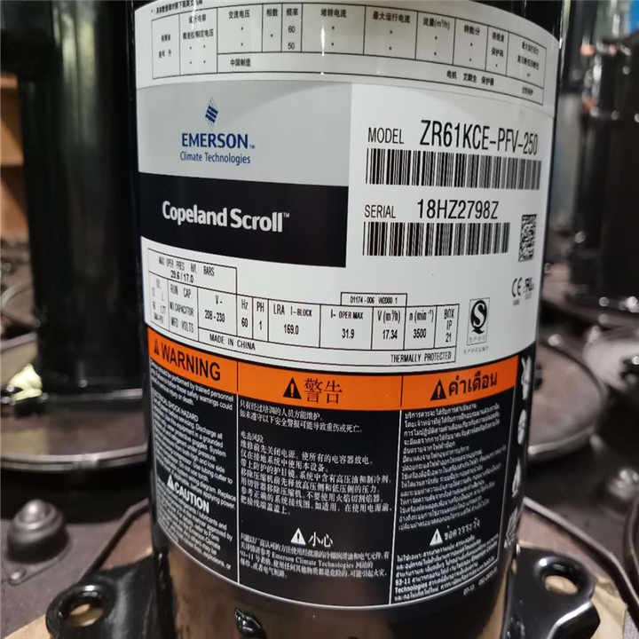 4 Ton Ac Compressor Scroll Copeland ZR48KCE TF7 Gree