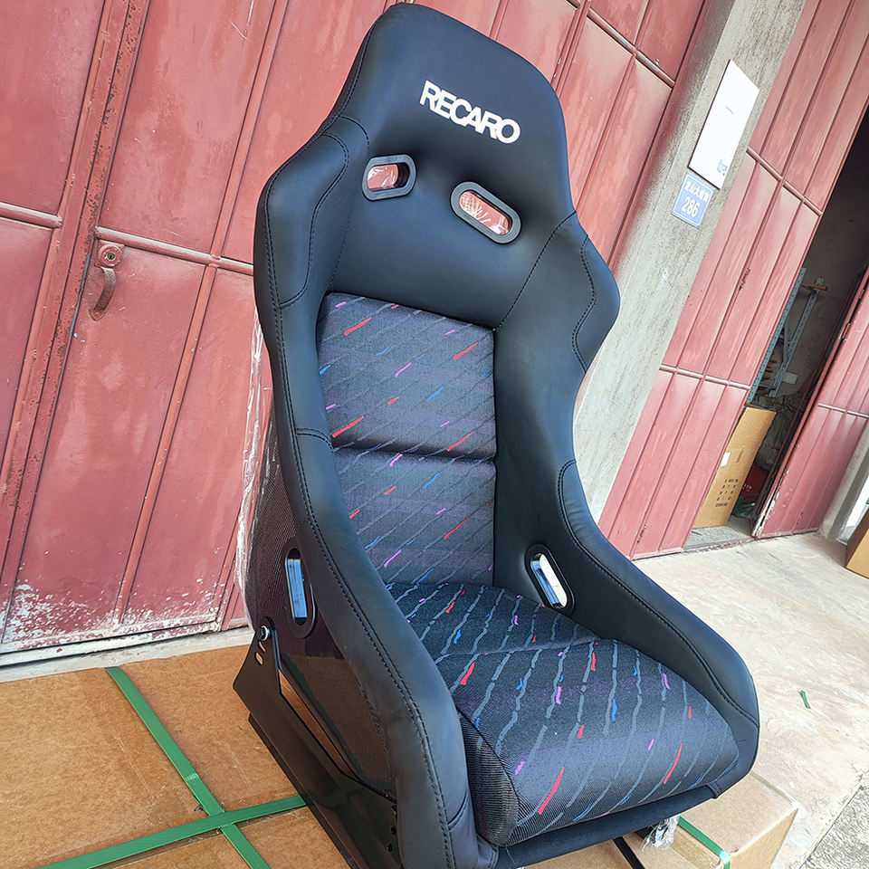 Carbon Fiber Business Bucket Seats with Pepita Confetti Waterproof for ...