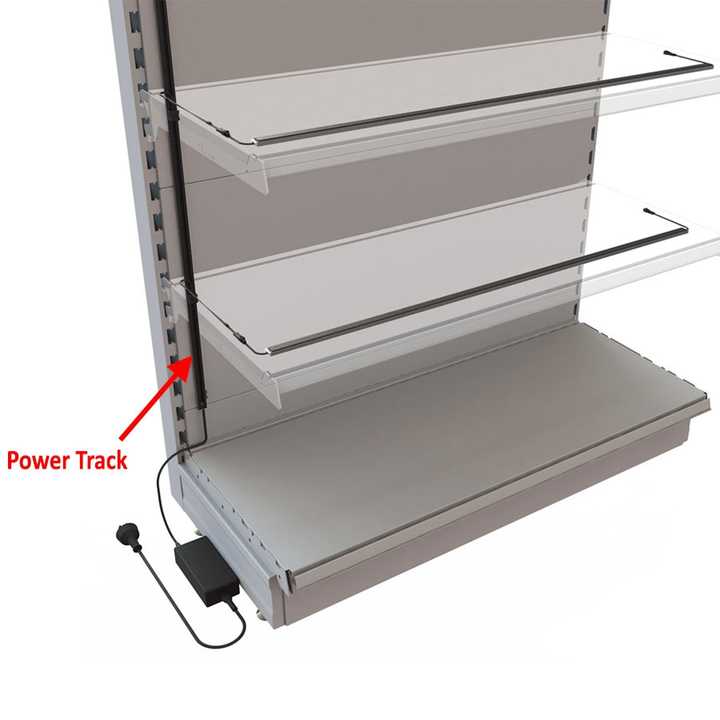 LED Shelf Light with Power Track - Efficient Display Lighting
