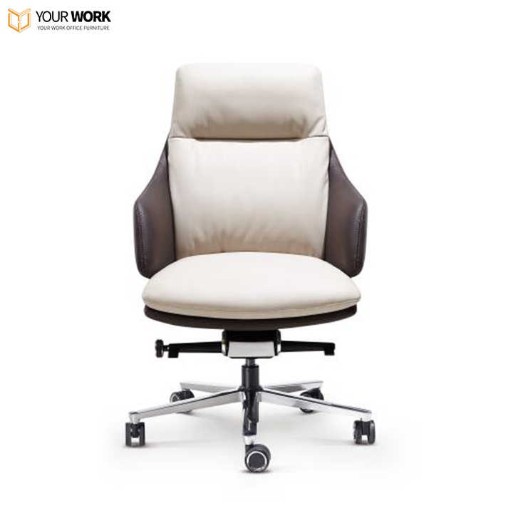 Elegant Luxury Genuine Leather Office Chair for Ceos