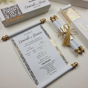 Wholesale roll wedding invitation card To Turn Your Imagination Into ...