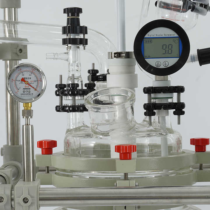 50L Glass Reactor for Chemical Synthesis with Explosion-Proof Safety ...