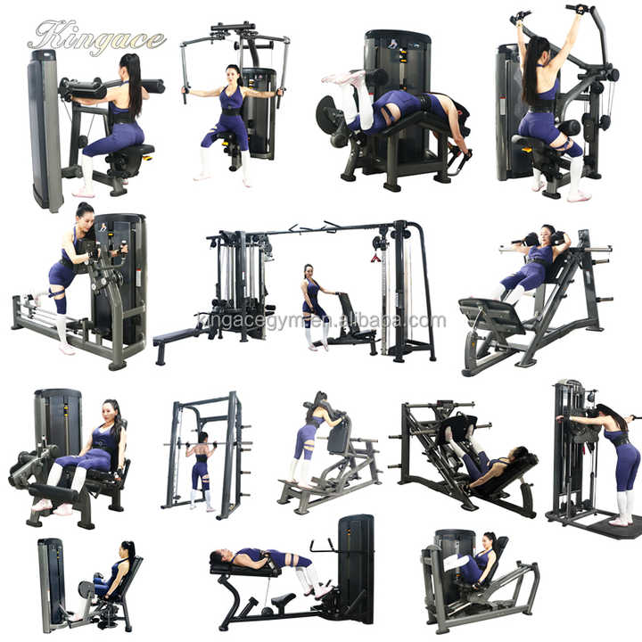 Commercial Gym Fitness Multi Gym Free Weights Exercise Machine ...