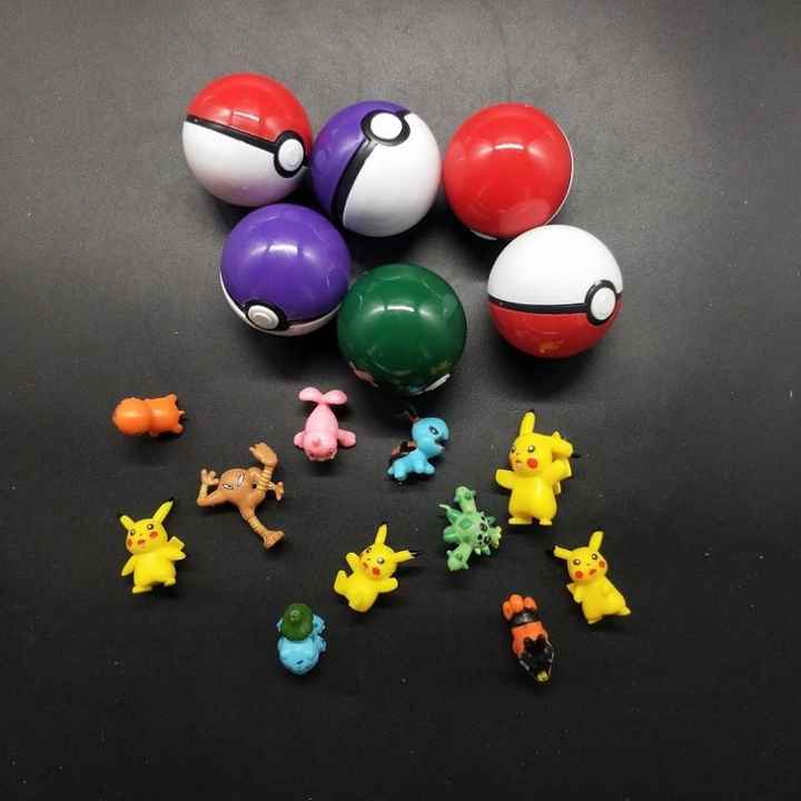 High Quality 5cm Poke Mon Ball Capsule Toys Pokeball Toy Poke Mon ...
