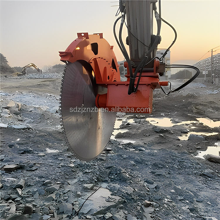Brand New Factory Sales Excavator Rock Saw for Stone Cutting Rotated to ...