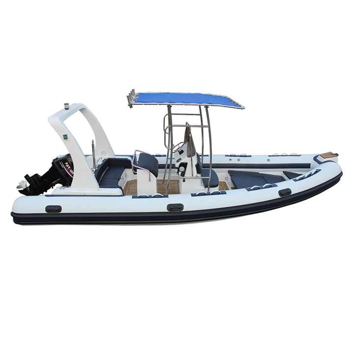 Luxury High Performance 22ft Fiberglass Double Hull Rib 680 Boat