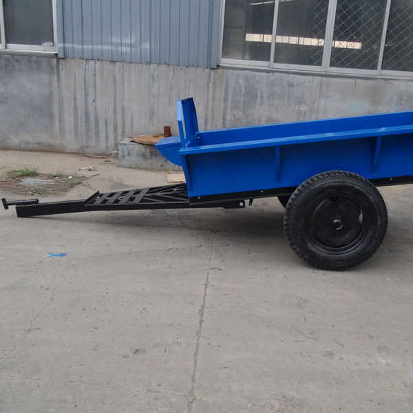 2 Wheels Tractor Implements Mounted 1ton Mini Tractor Trailer