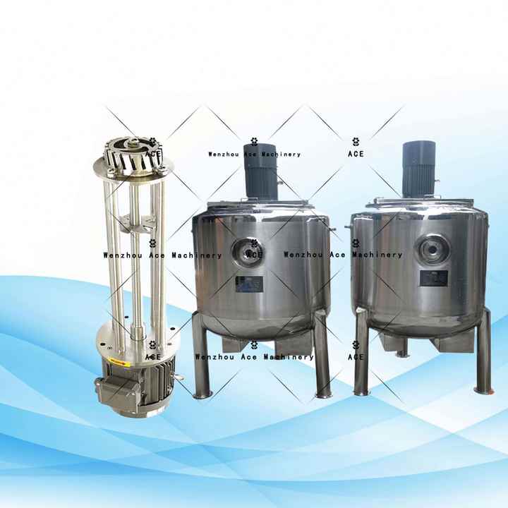 Ace 1000L Chemical Vacuum Agitator Mixer Heating Vessel Stainless Steel ...