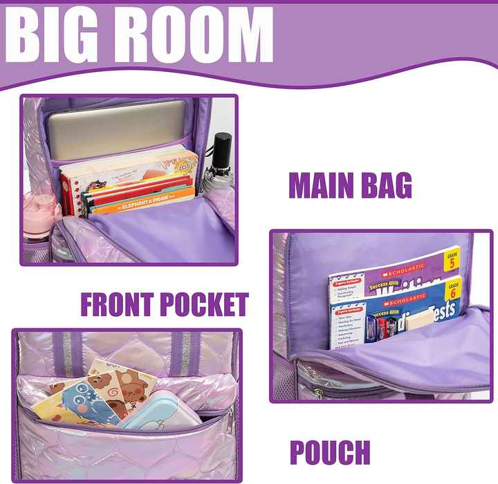 FANATEE Children's Wheel School Bags - Durable & Waterproof
