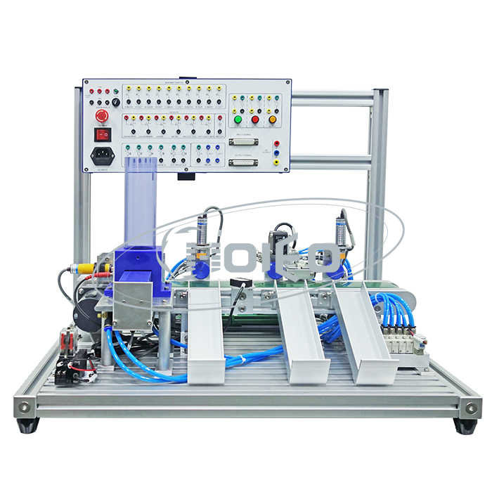 CAP-514 Modular Mechatronics Trainer - PLC Training Conveyor System for ...
