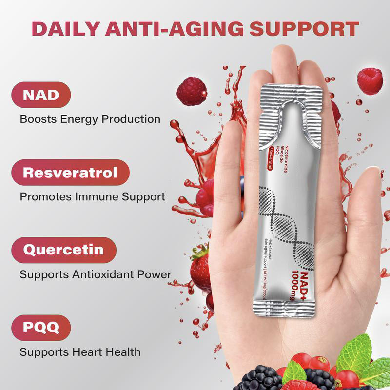 Longevity Supplement NAD Plus 1000mg with Nicotinamide Riboside PQQ ...