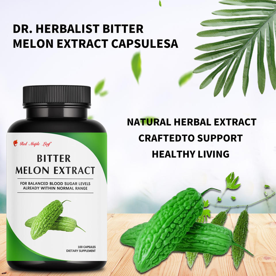 Premium Bitter Melon Extract Hard Capsules - Charantin-Rich Blood Sugar ...