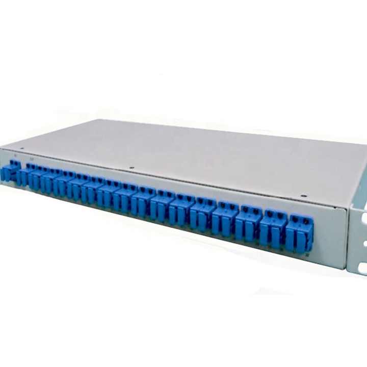 1U 2U 19" 1x2 4 8 16 32 64 Rack Mount chassis Type Fiber Optic PLC ...