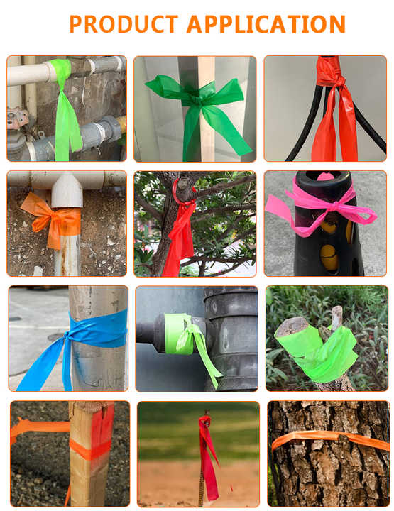 MANCAI Non-adhesive Fluorescent Surveyor Neon Marking Roll Pvc Survey ...