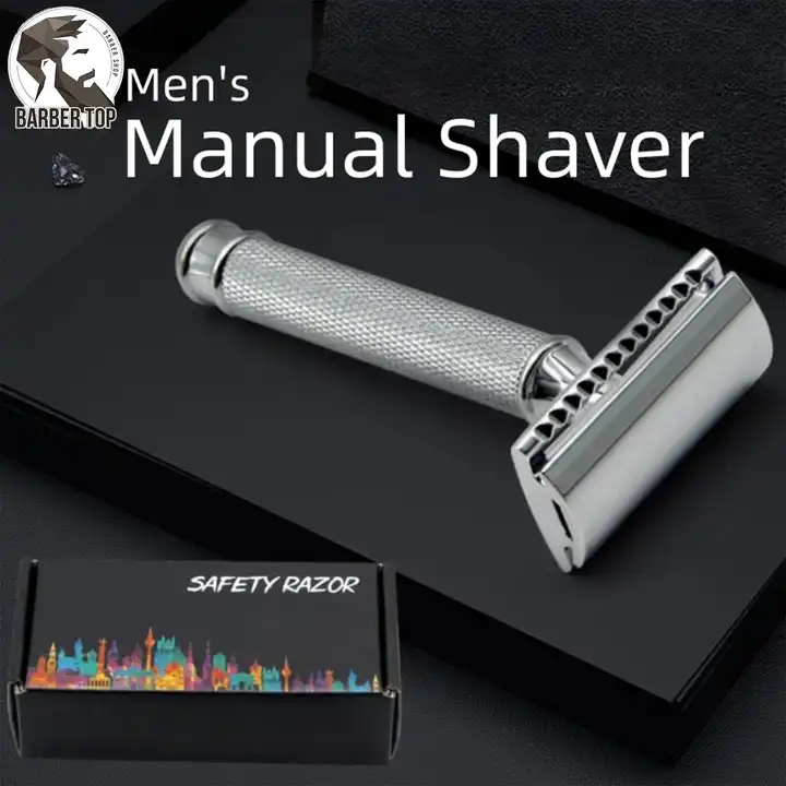 Double Edge Razor Manual Shaver Premium Wet Shaving Classic Metal ...