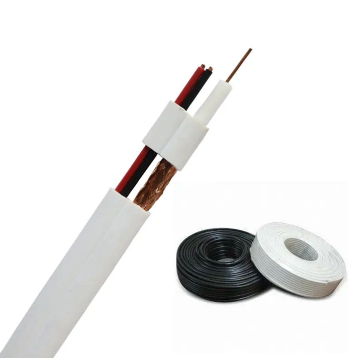 Camera Cable Rg6 Coaxial Cables Dual Shield Coaxial Cable 75 Ohms Rg-6 ...